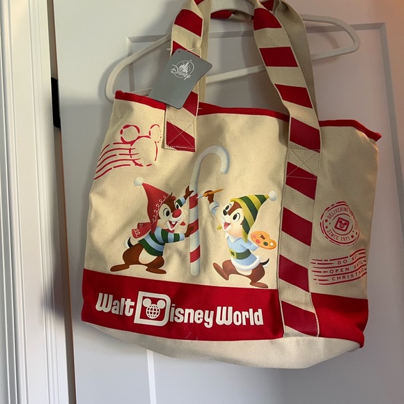 Disney | Bags | Disney World Tote Bag With Chip And Dale | Poshmark